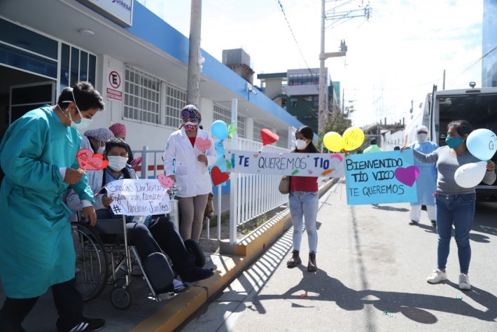 Primer paciente dado de alta en el Hospital Regional de Emergencia ...