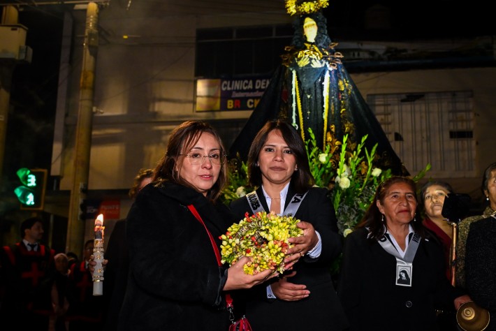 GRJ RECIBIÓ AL SANTO SEPULCRO Y LA VIRGEN DOLOROSA CON PROFUNDA ...
