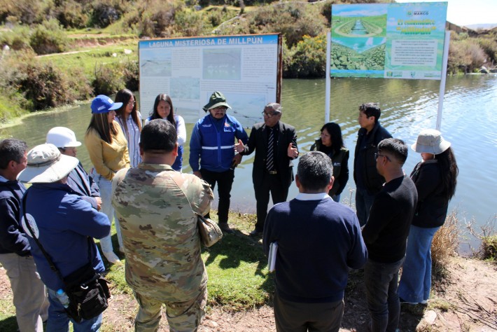 GORE JUNÍN EVALÚA ACCIONES ANTE DESBORDE DE LA LAGUNA EL TRAGADERO EN ...